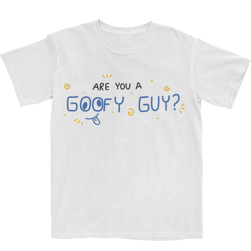 Are You a Goofy Guy? White Tee – Morgan Jay